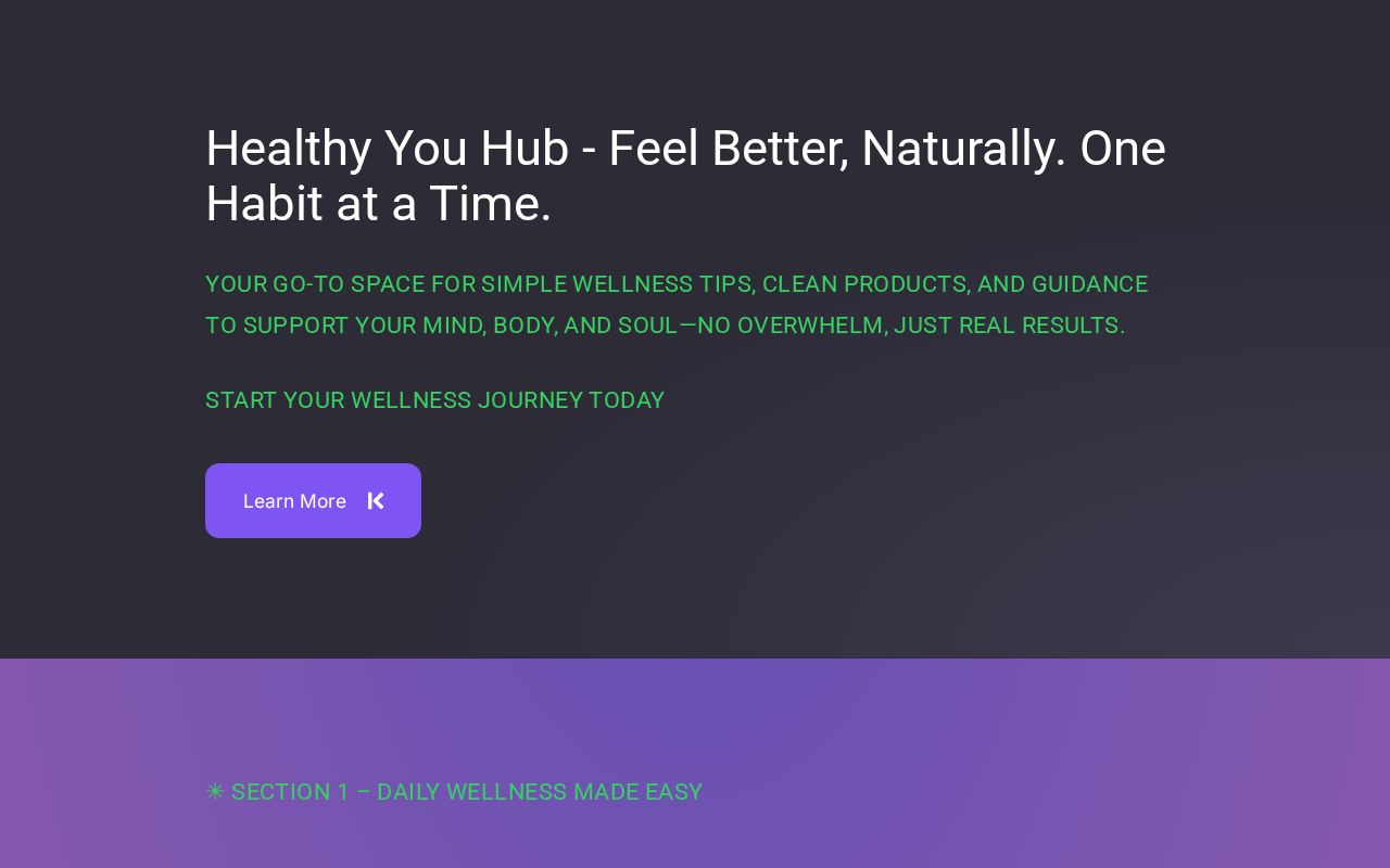 Healthy You Hub